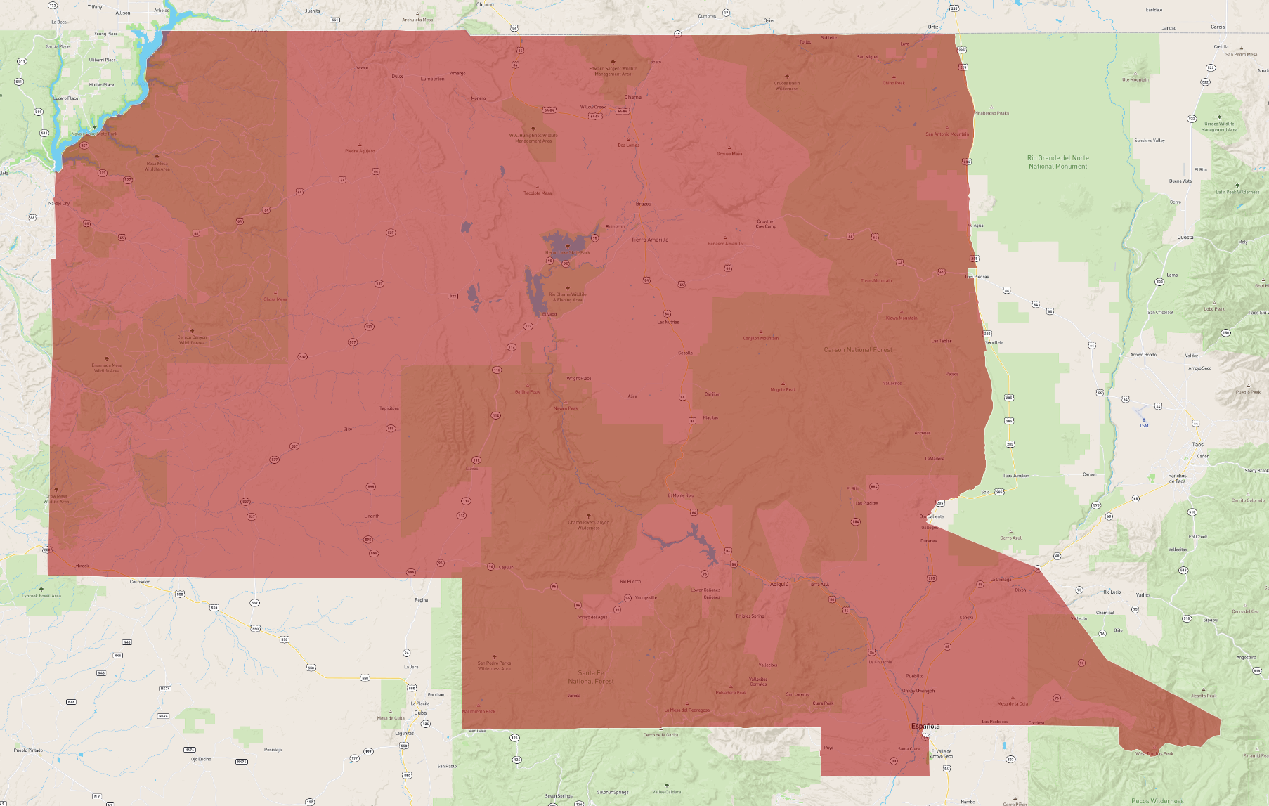 New Mexico Rio Arriba County