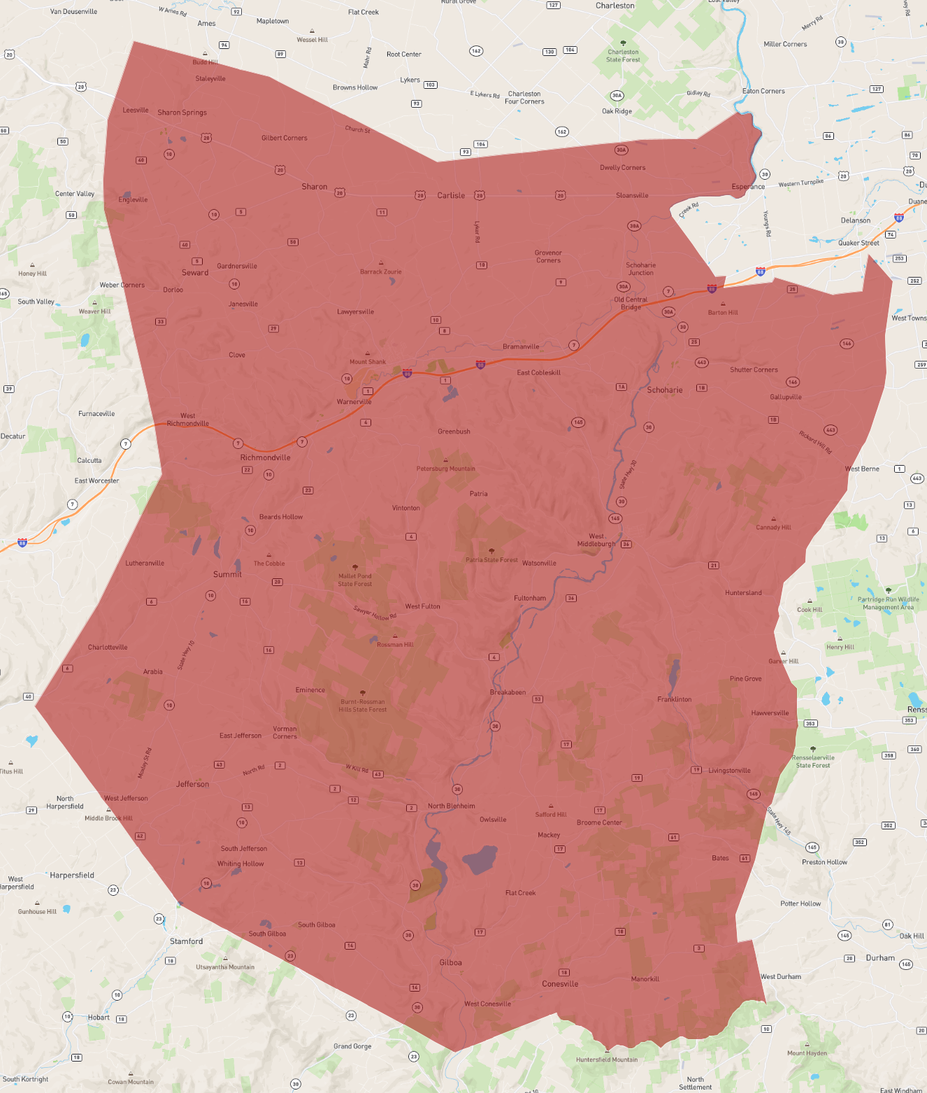 New York Schoharie County