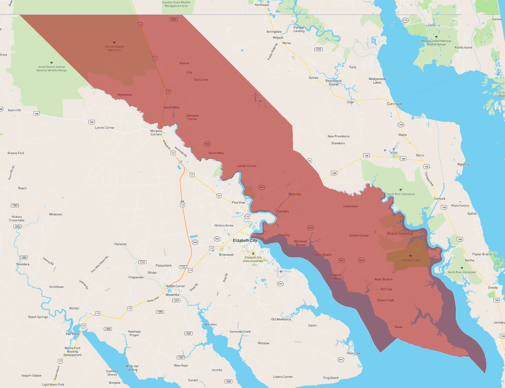 North Carolina Camden County