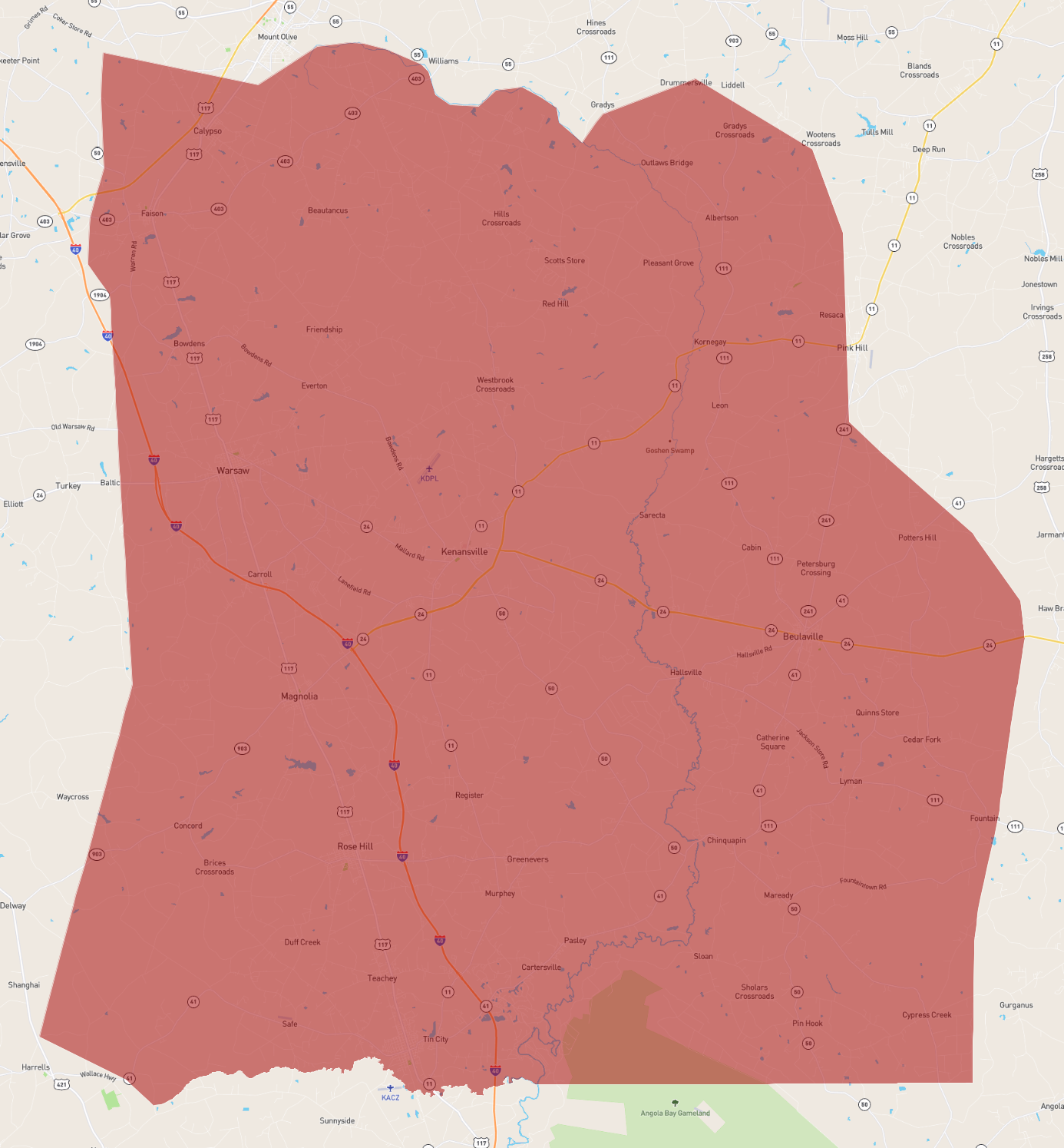 North Carolina Duplin County