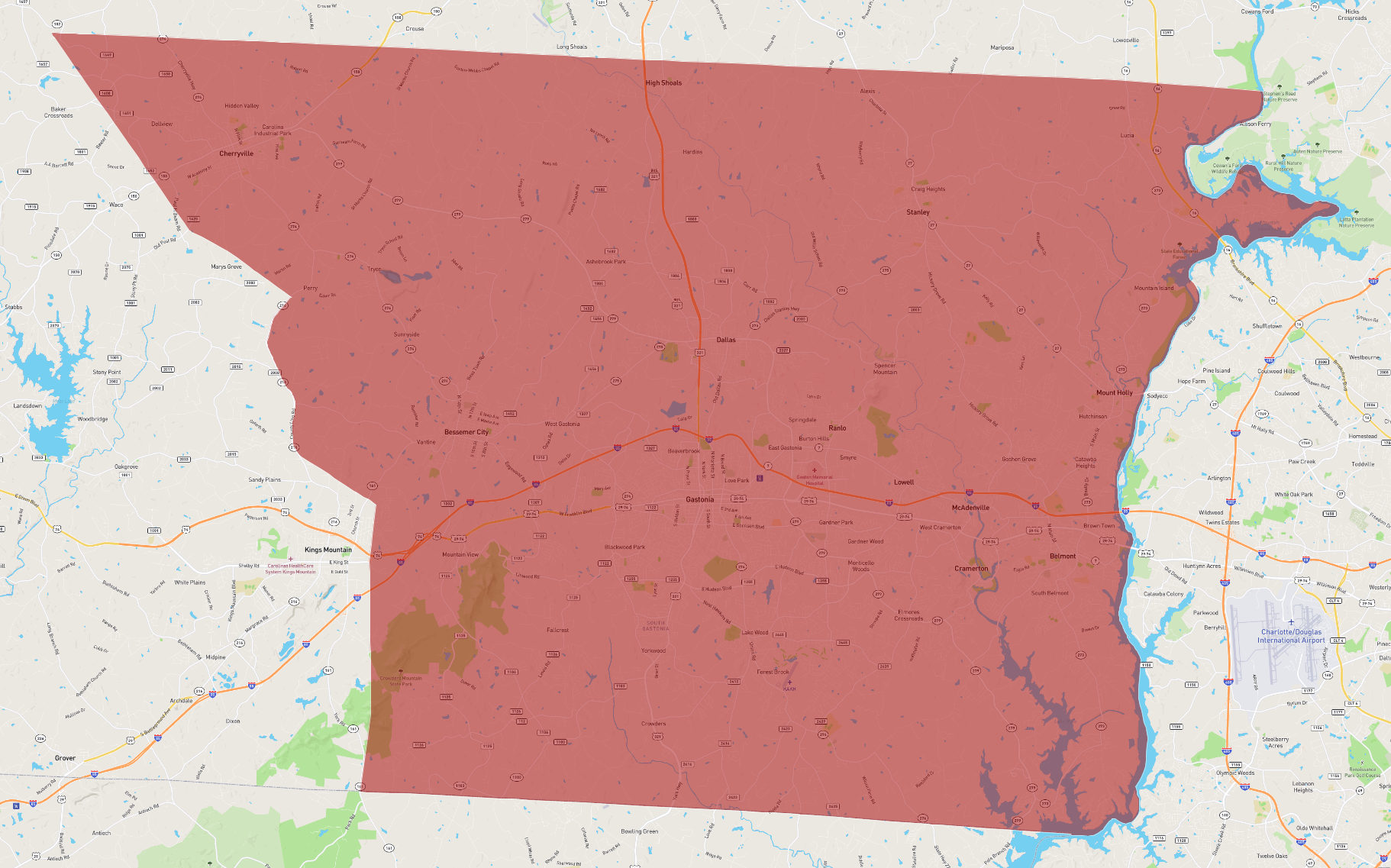 North Carolina Gaston County