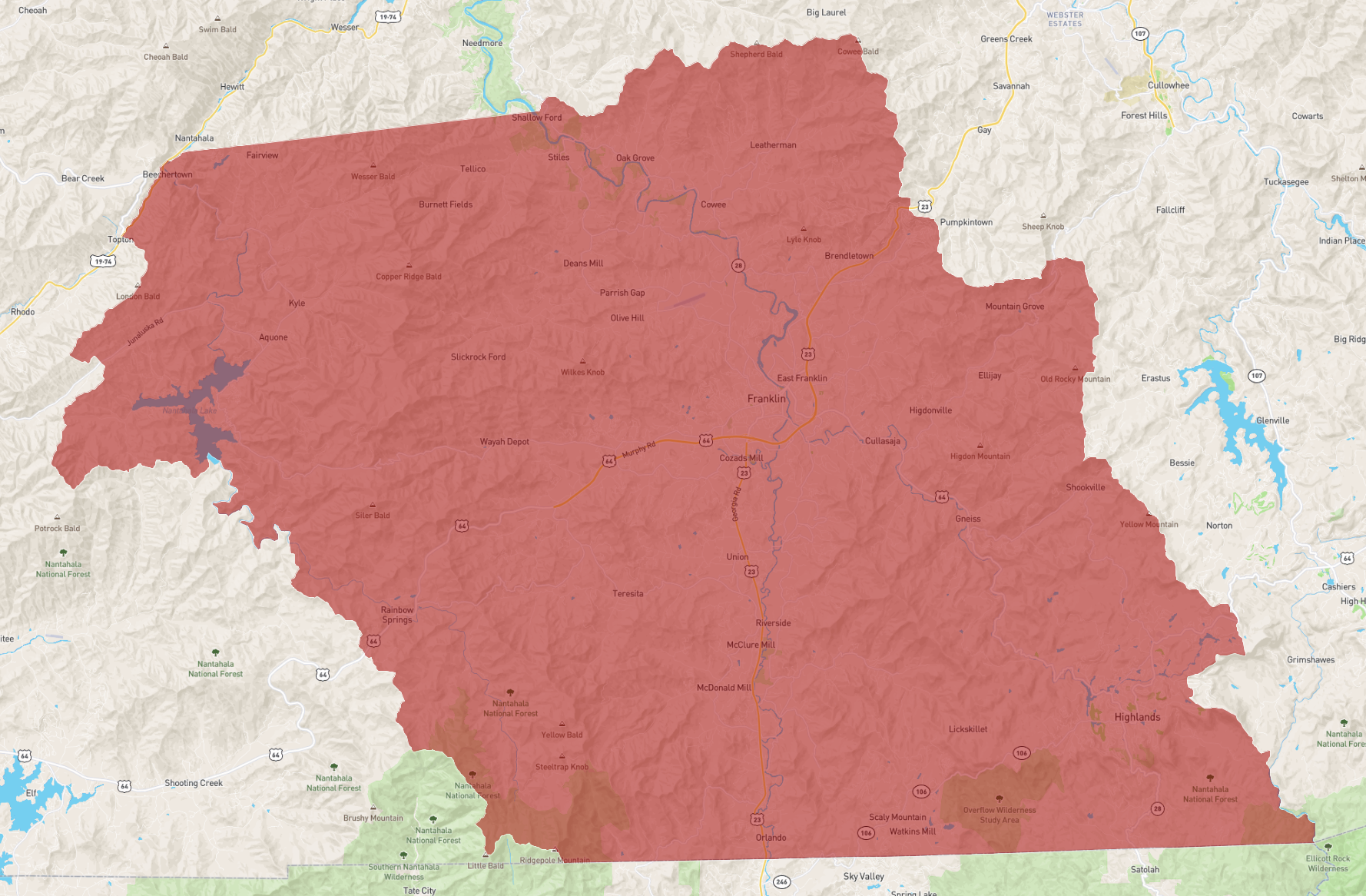 North Carolina Macon County