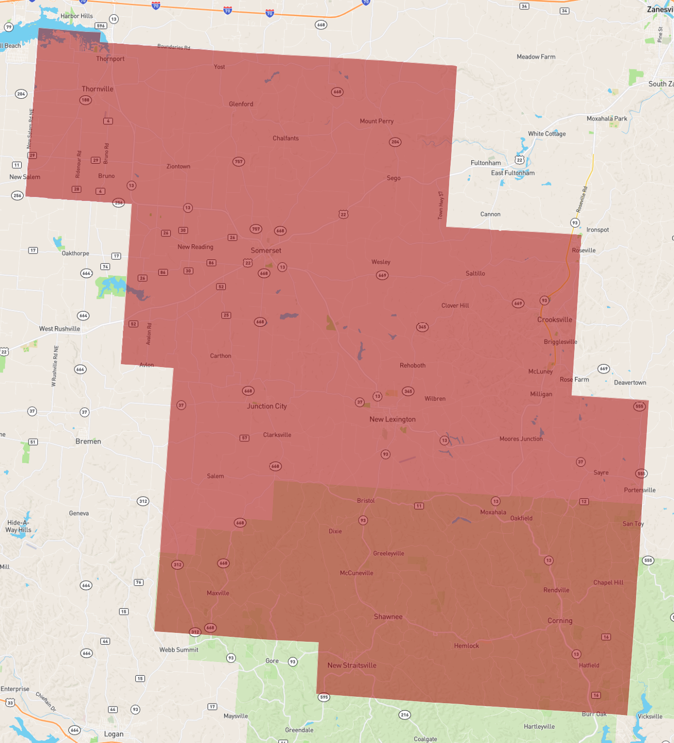 Ohio Perry County - AtlasBig.com