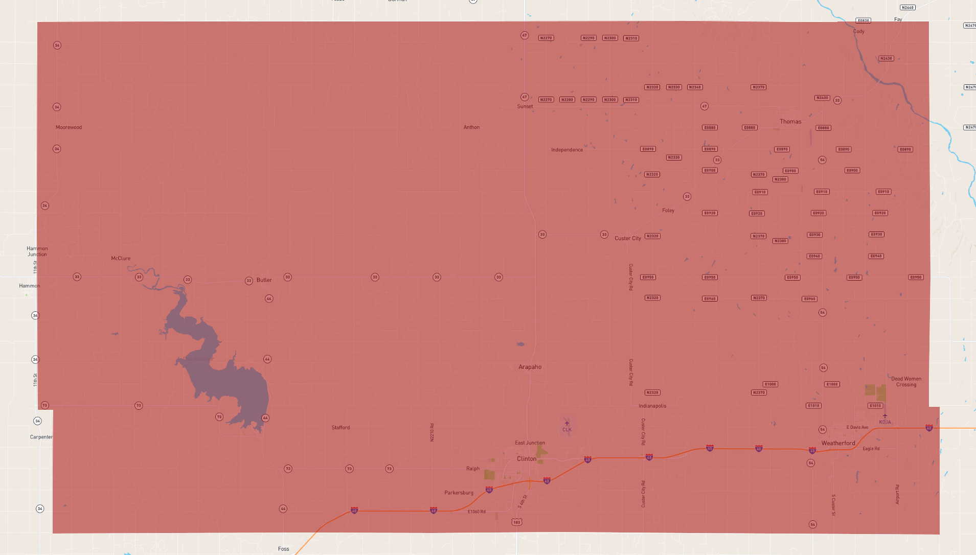 Oklahoma Custer County