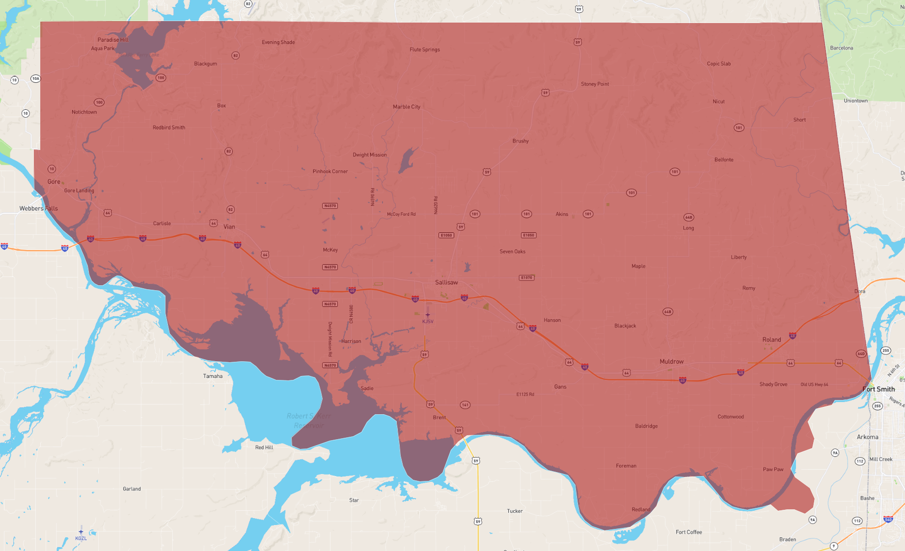 Oklahoma Sequoyah County