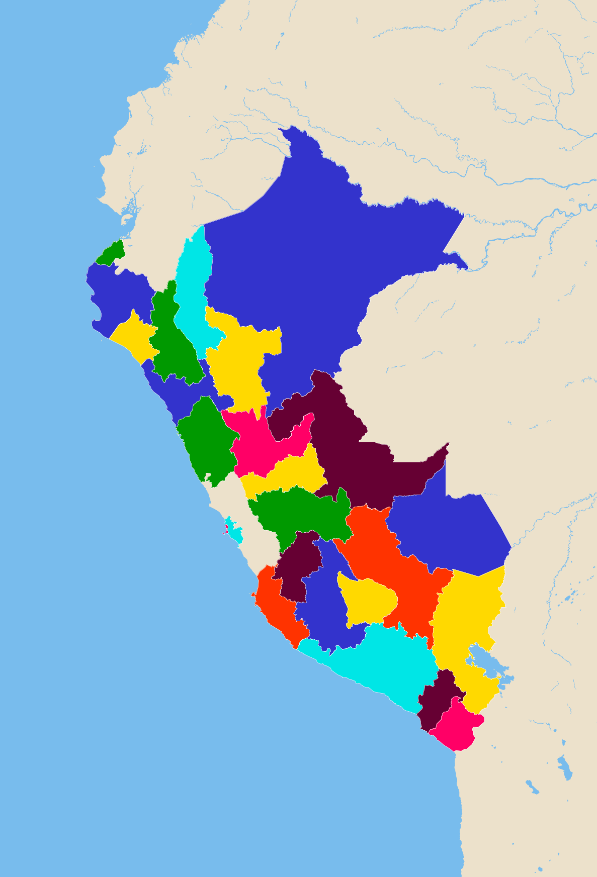 Regions of Peru - AtlasBig.com