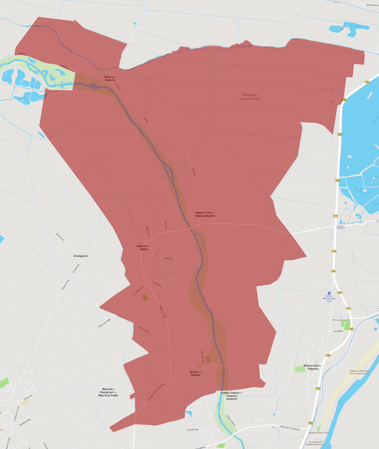 Postleitzahl 03054 - Cottbus - AtlasBig.com