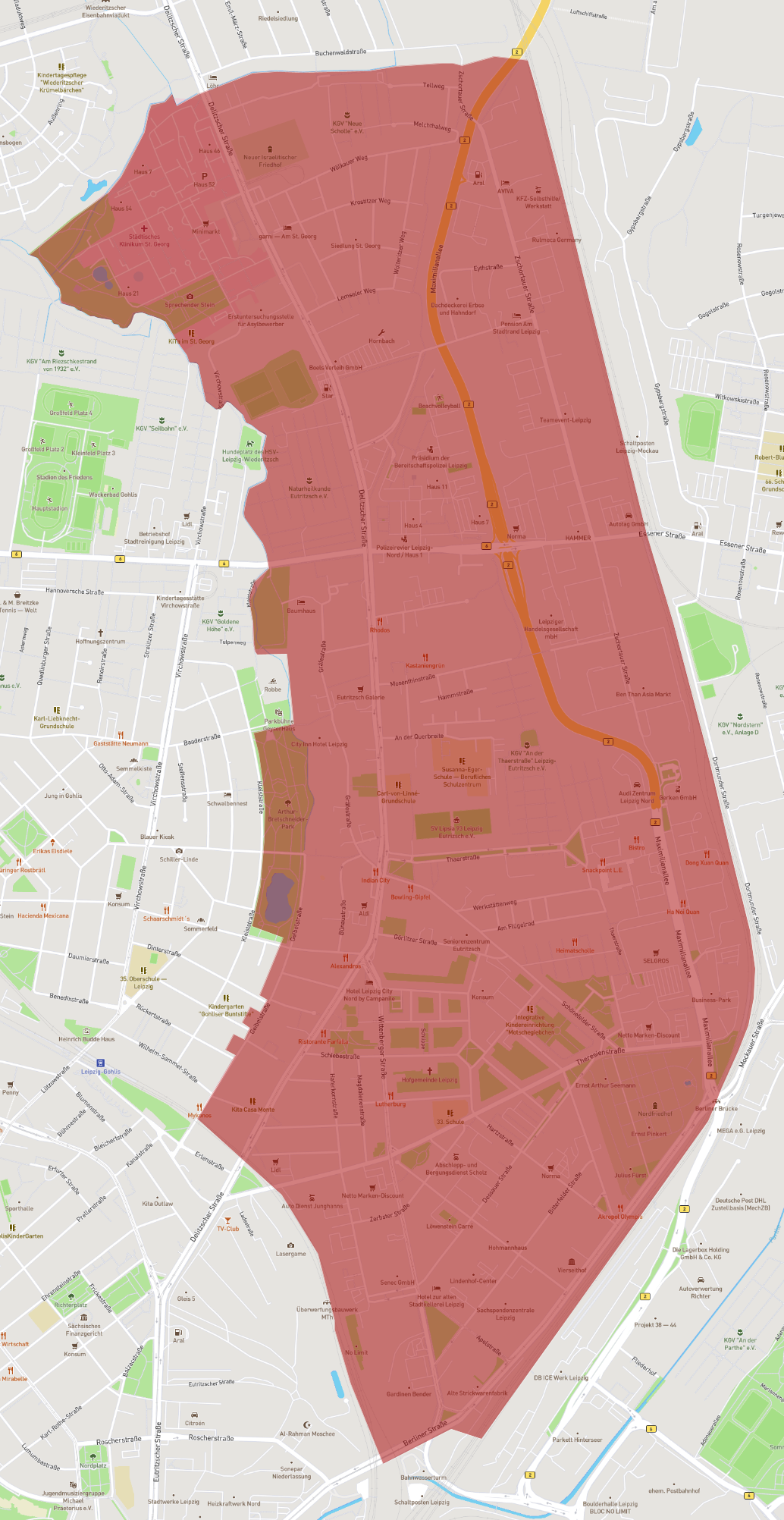 Postleitzahl 04129 - Leipzig - AtlasBig.com