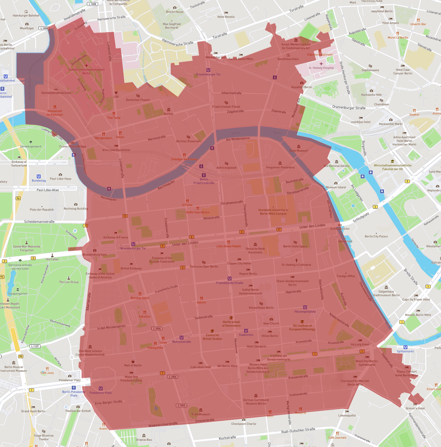 Postleitzahl 10117 - Berlin - AtlasBig.com