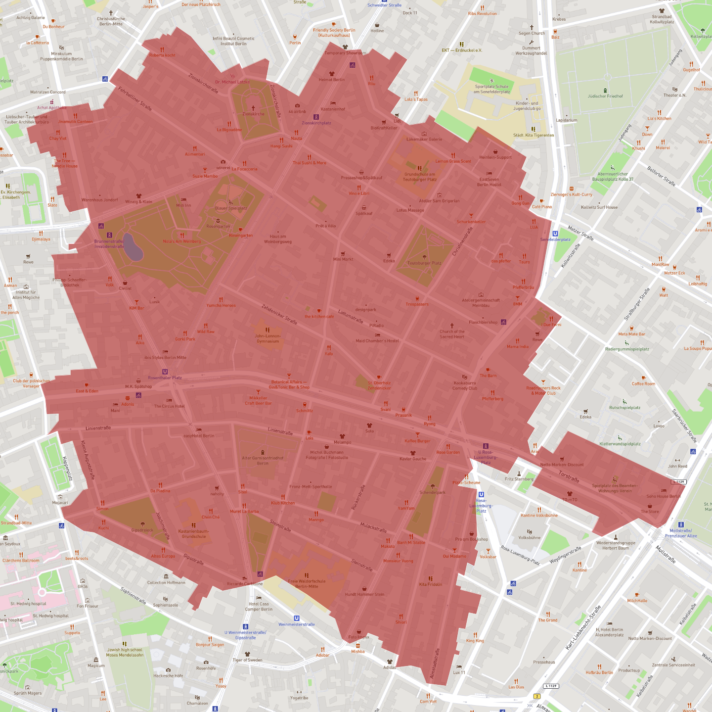 Postleitzahl 10119 - Berlin - AtlasBig.com