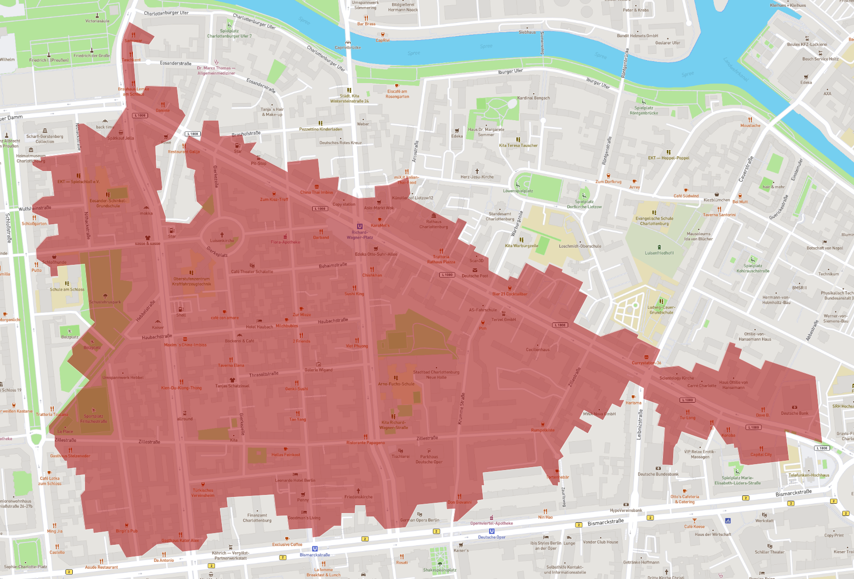 Postleitzahl 10585 - Berlin - AtlasBig.com