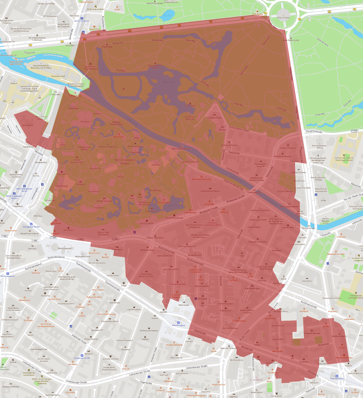 Postleitzahl 10787 - Berlin - AtlasBig.com