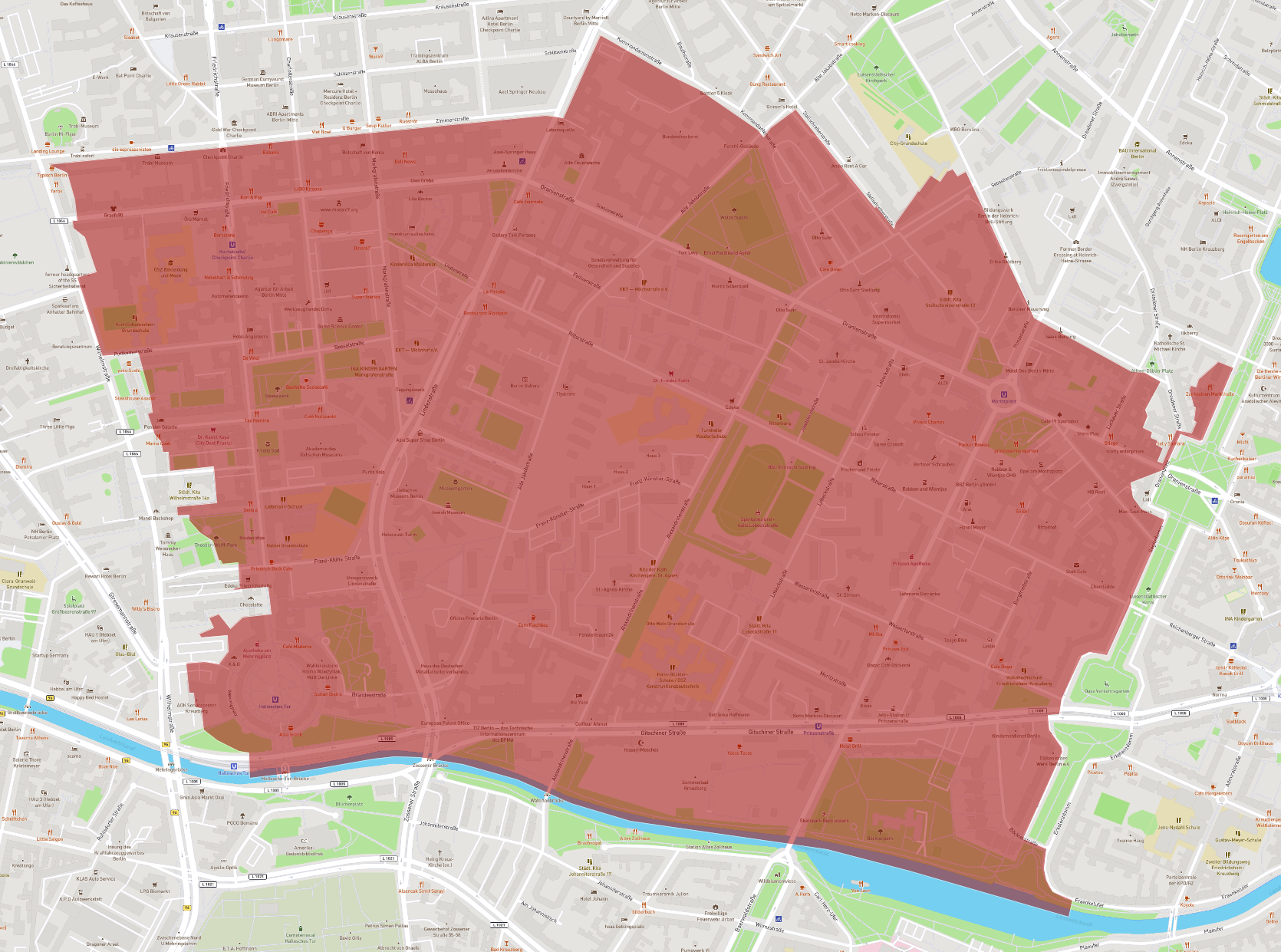 Postleitzahl 10969 - Berlin - AtlasBig.com