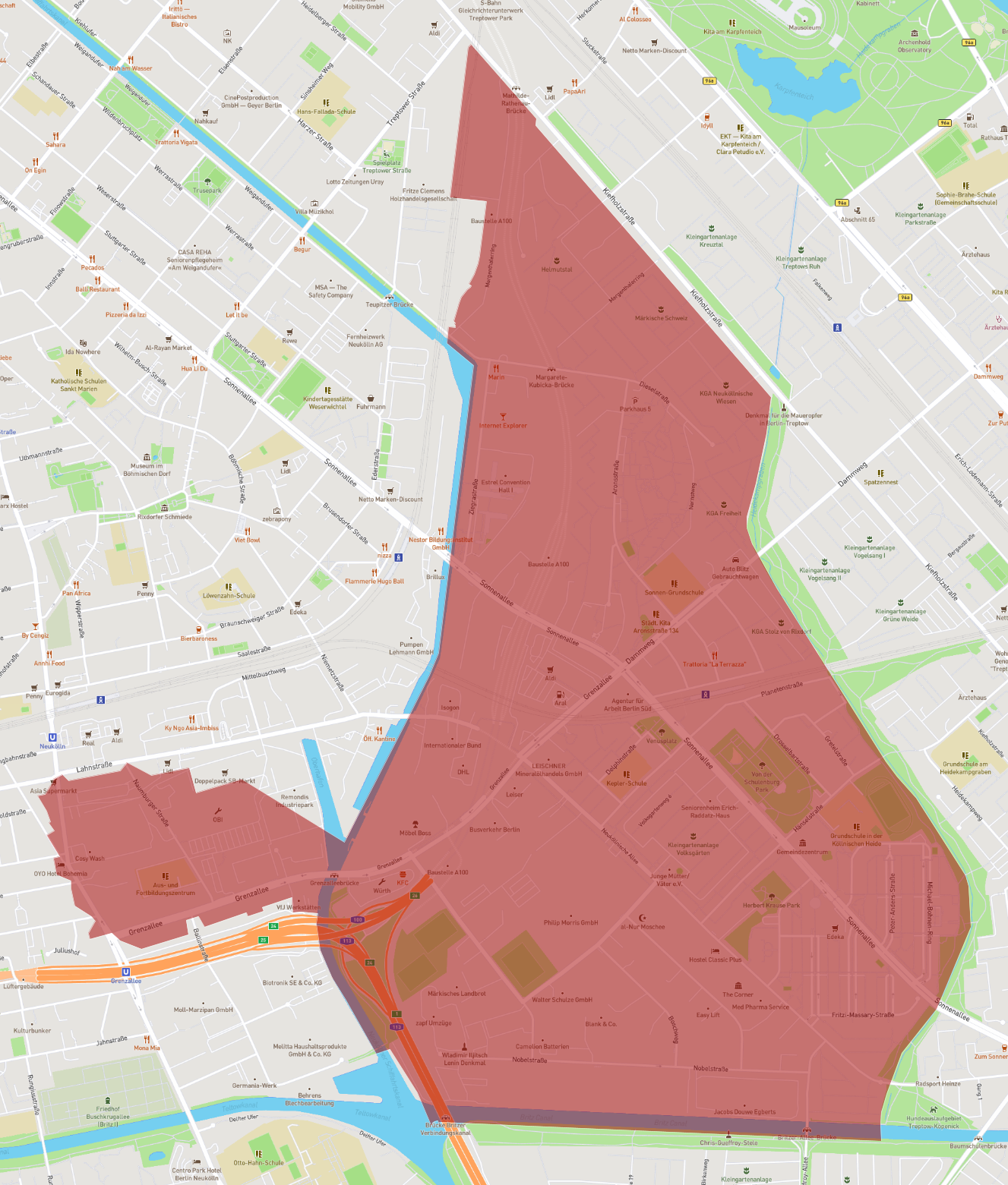 Postleitzahl 12057 - Berlin - AtlasBig.com