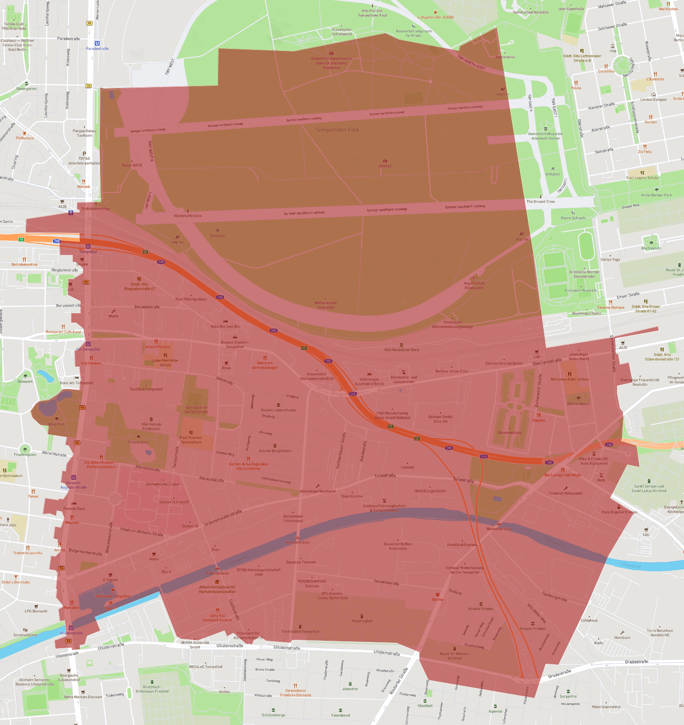 Postleitzahl 12099 - Berlin - AtlasBig.com