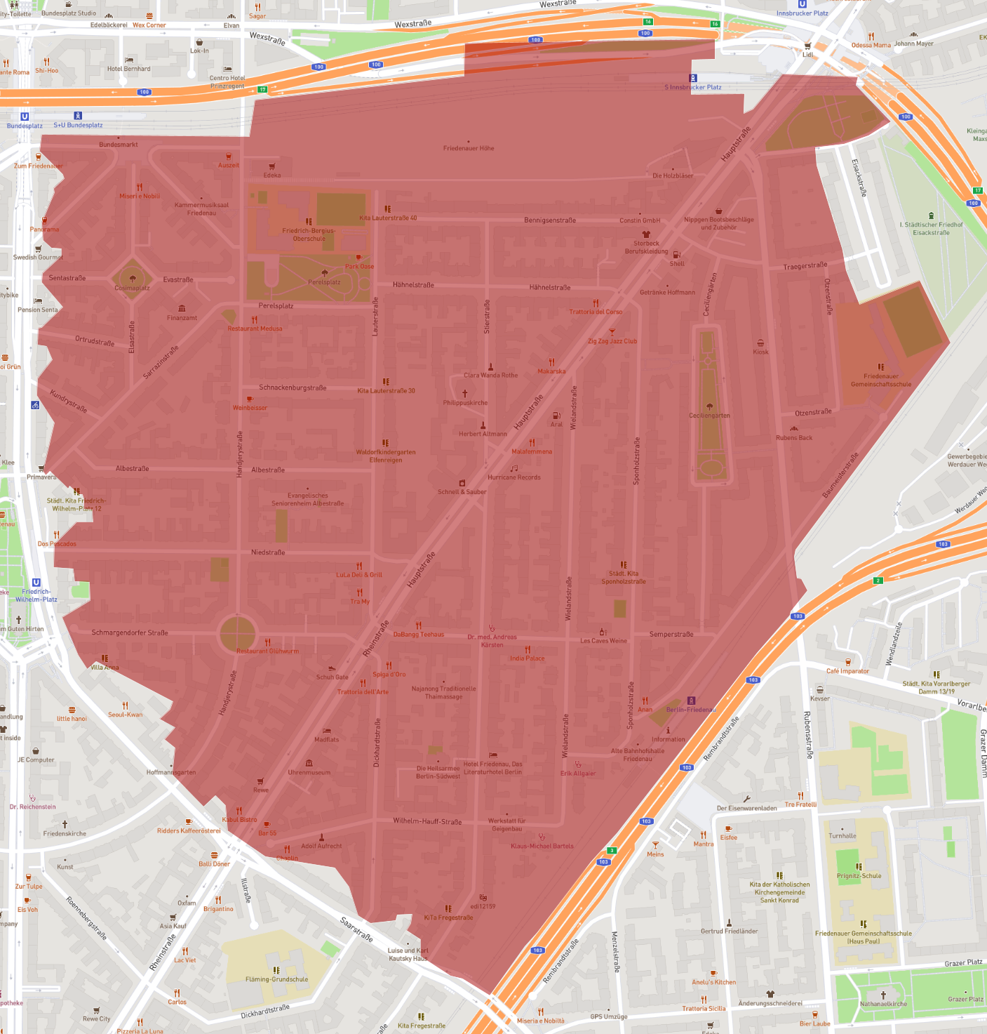 Postleitzahl 12159 - Berlin - AtlasBig.com