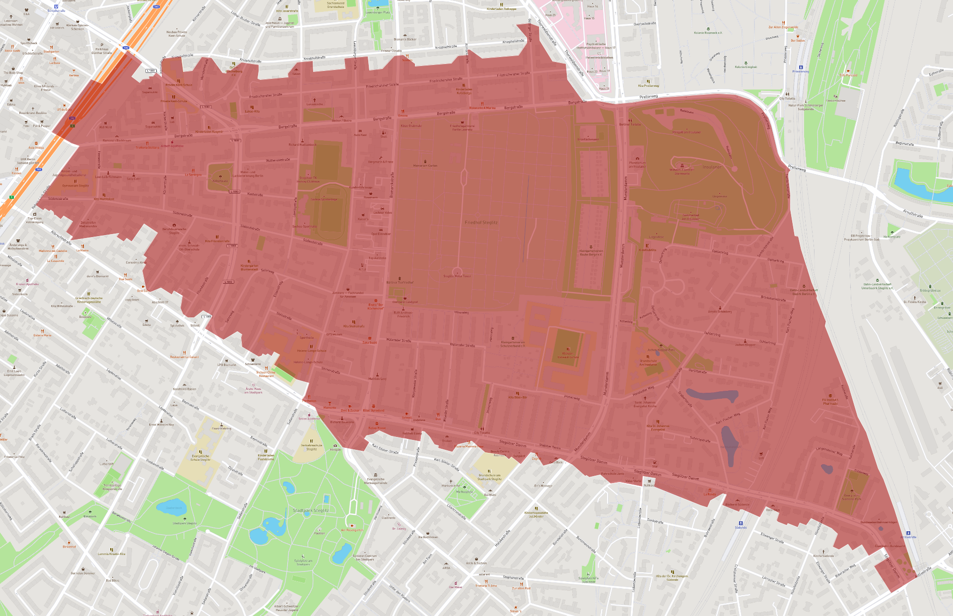 Postleitzahl 12169 - Berlin - AtlasBig.com