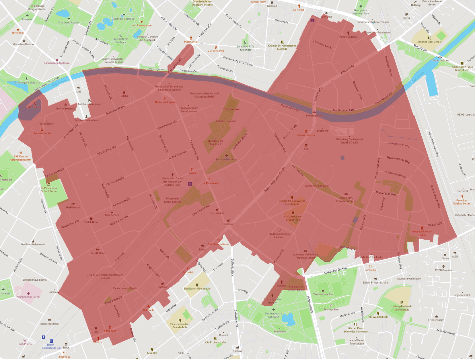 Postleitzahl 12247 - Berlin - AtlasBig.com