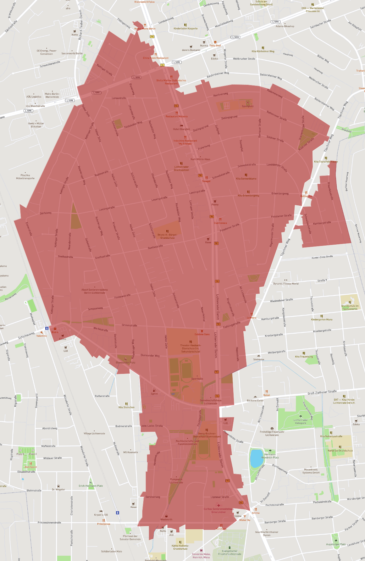 Postleitzahl 12305 - Berlin - AtlasBig.com