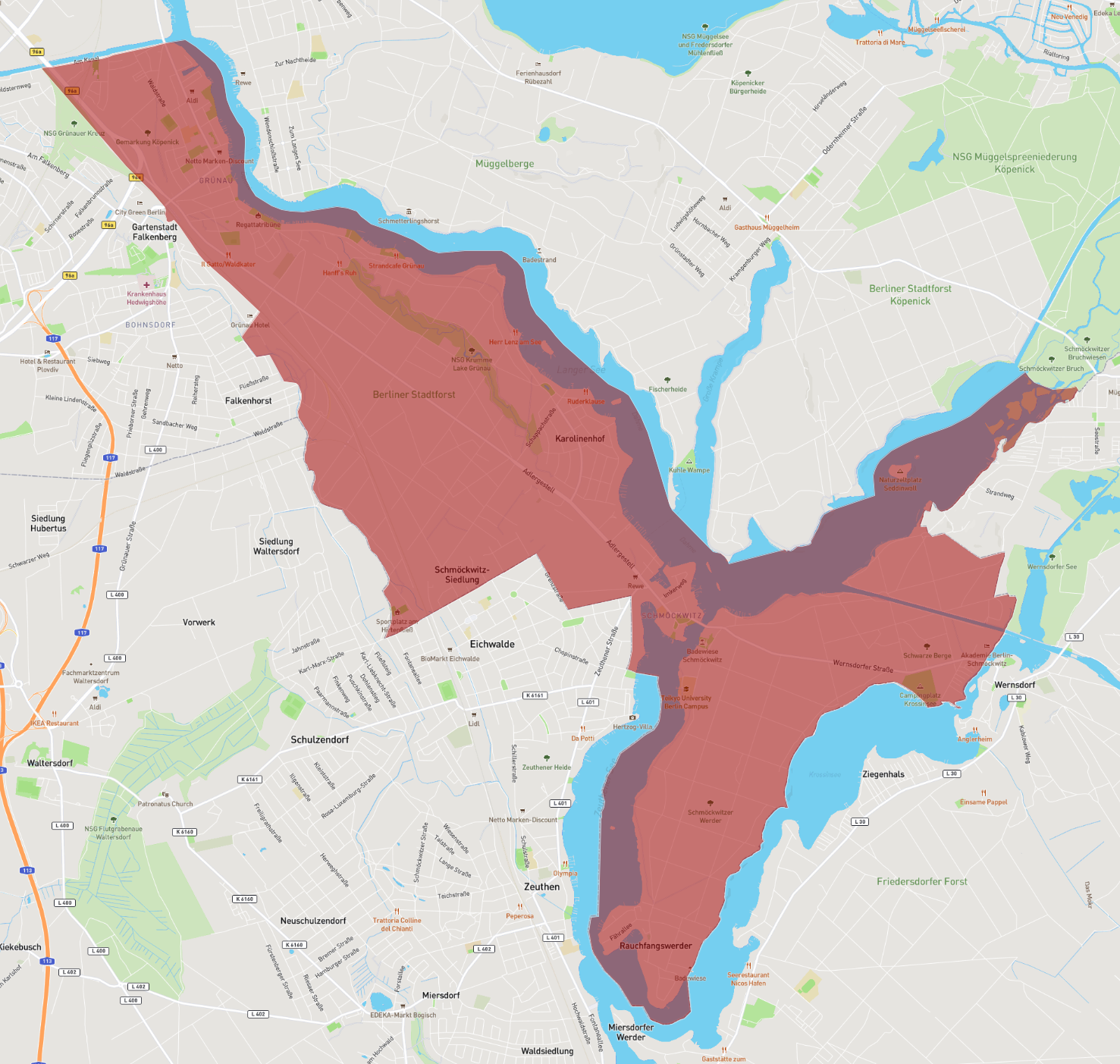 Postleitzahl 12527 - Berlin - AtlasBig.com