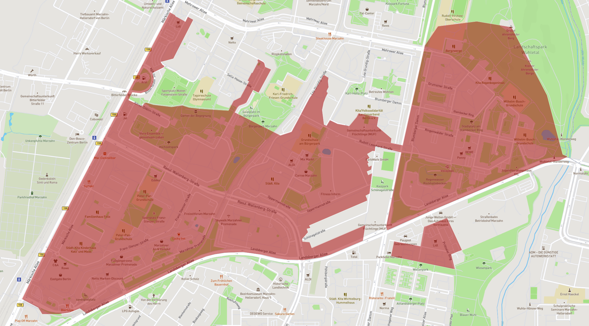 Postleitzahl 12679 - Berlin - AtlasBig.com