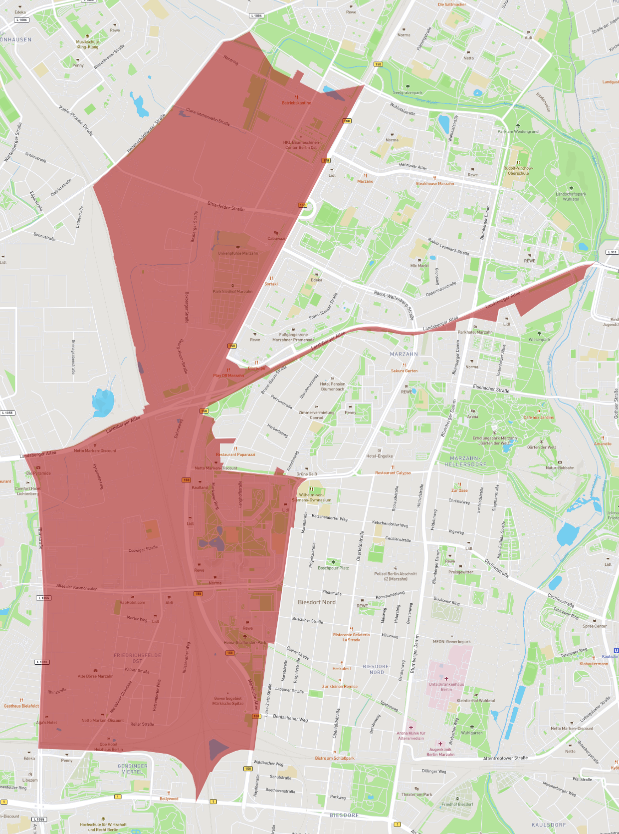 Postleitzahl 12681 - Berlin - AtlasBig.com