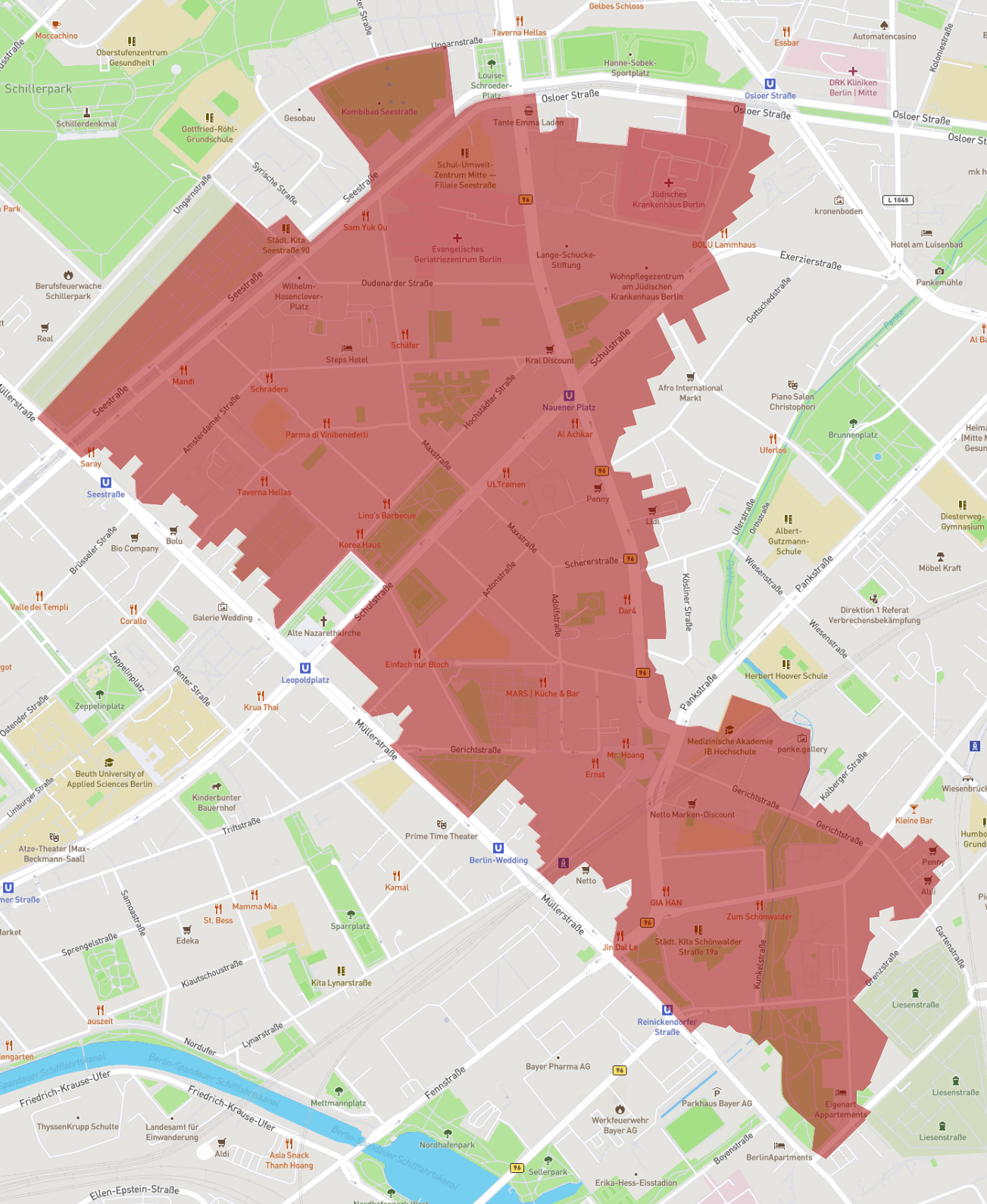 Postleitzahl 13347 - Berlin - AtlasBig.com