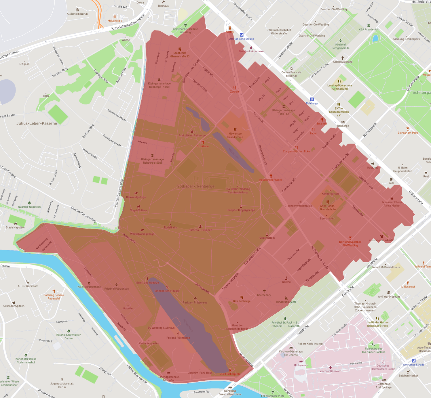 Postleitzahl 13351 - Berlin - AtlasBig.com