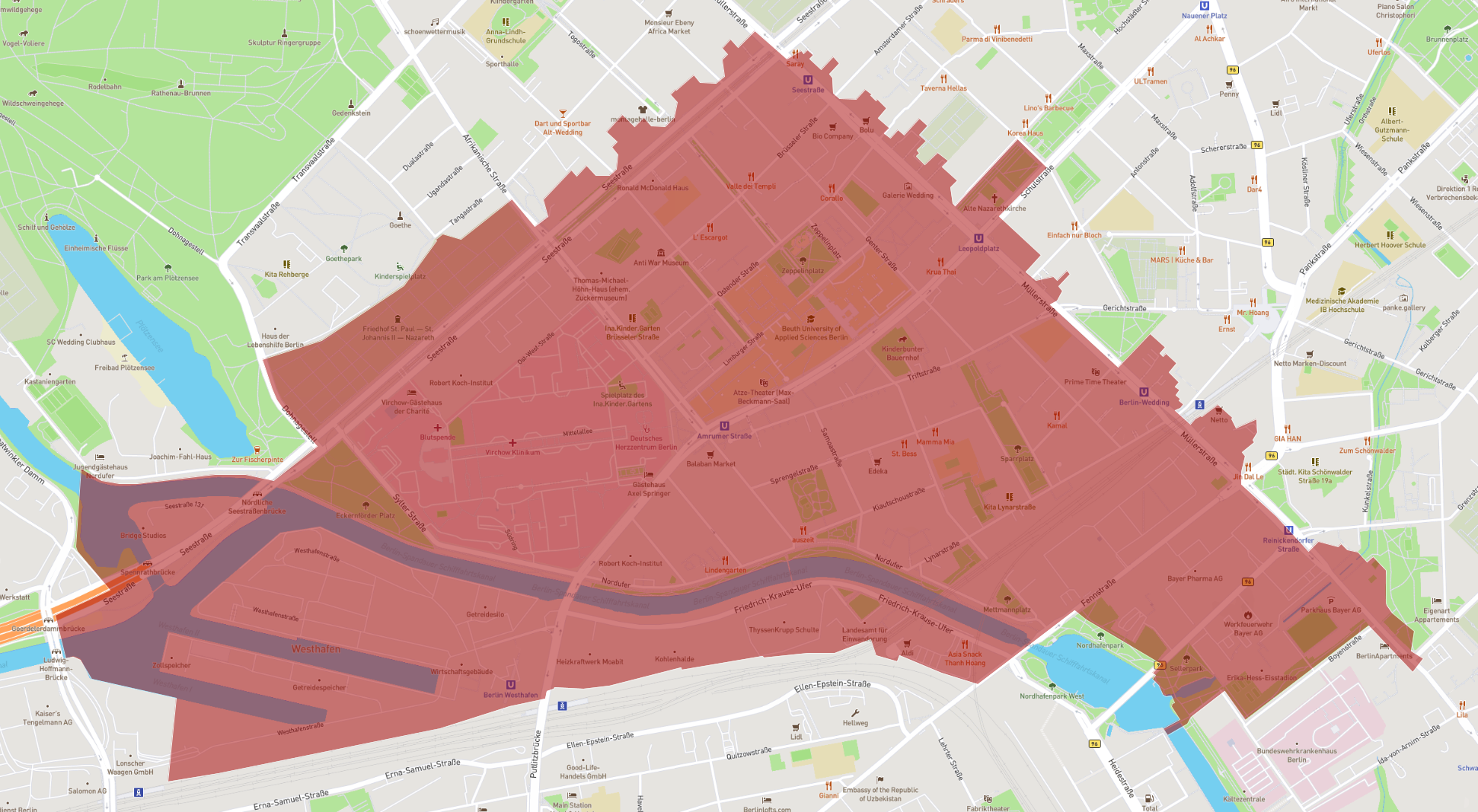 Postleitzahl 13353 - Berlin - AtlasBig.com