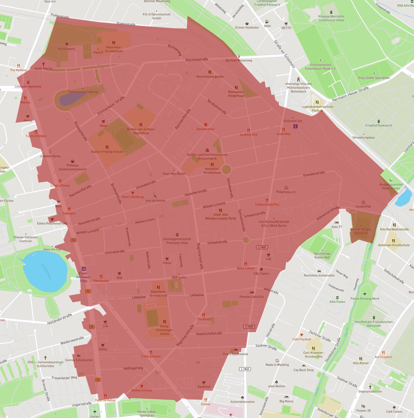 Postleitzahl 13409 - Berlin - AtlasBig.com