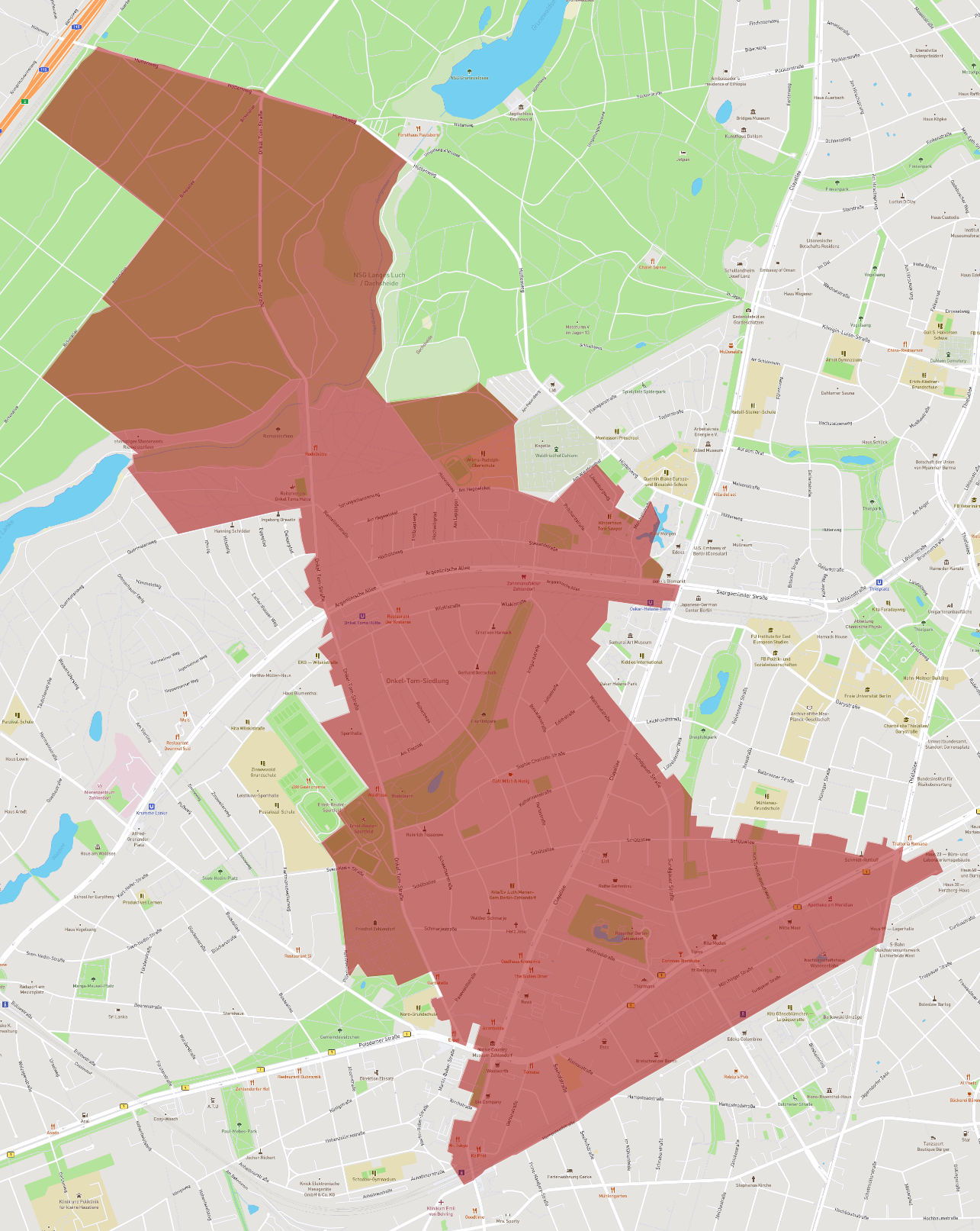 Postleitzahl 14169 - Berlin - AtlasBig.com