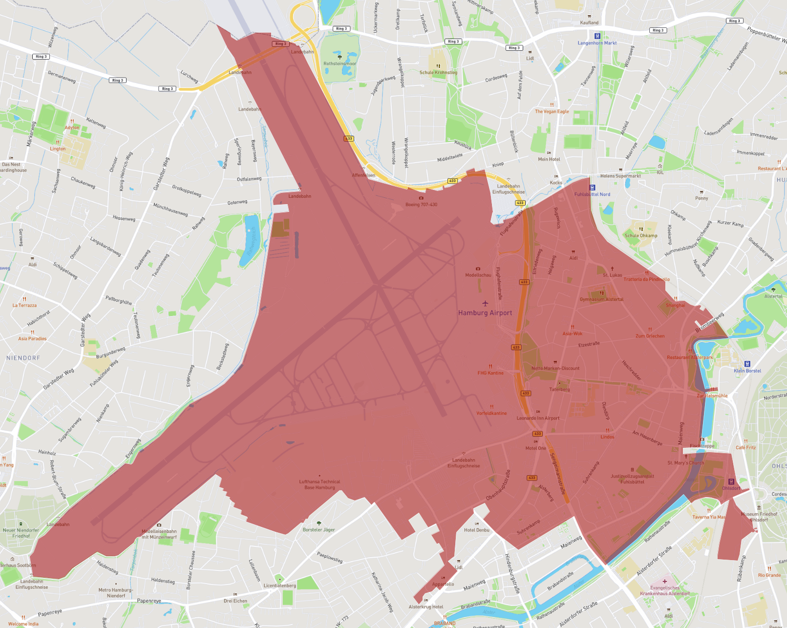 Postleitzahl 22335 - Hamburg - AtlasBig.com