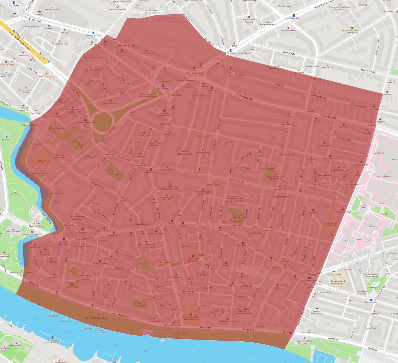 Postleitzahl 28203 - Bremen - AtlasBig.com