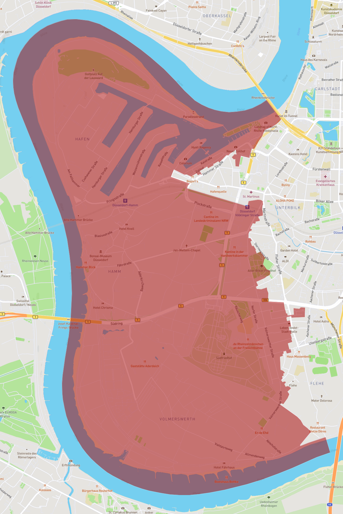 Postleitzahl 40221 - Düsseldorf - AtlasBig.com