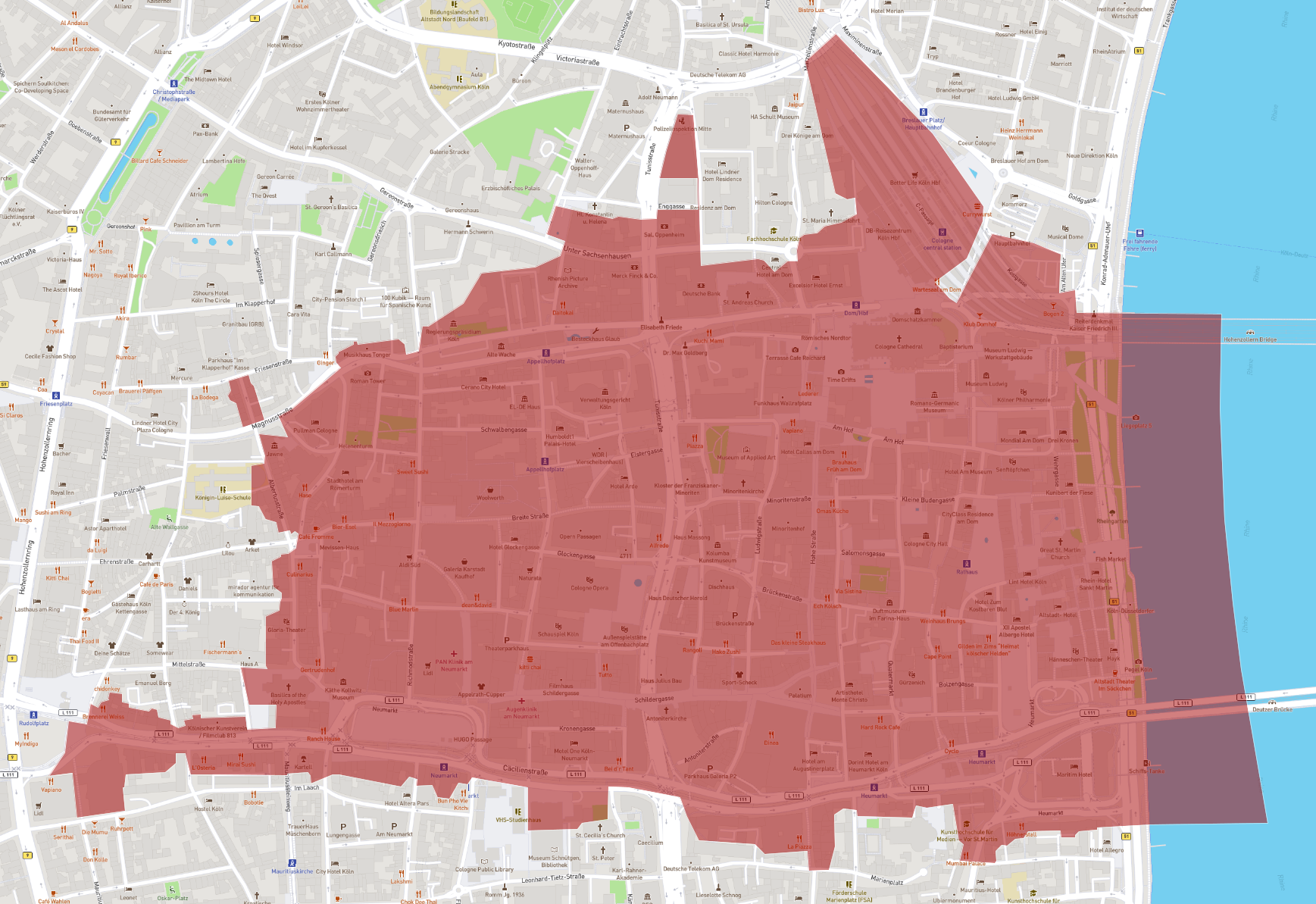 Postleitzahl 50667 - Köln - AtlasBig.com