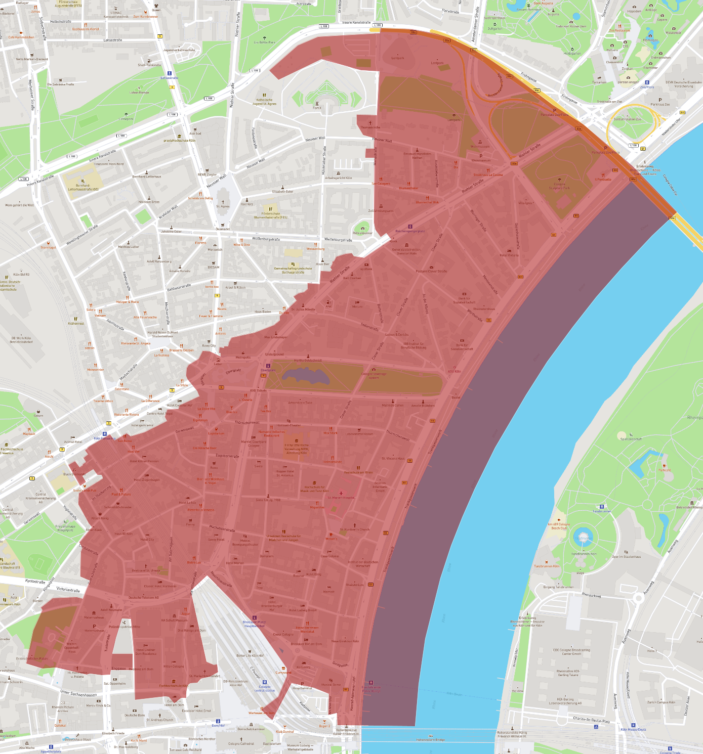 Postleitzahl 50668 - Köln - AtlasBig.com