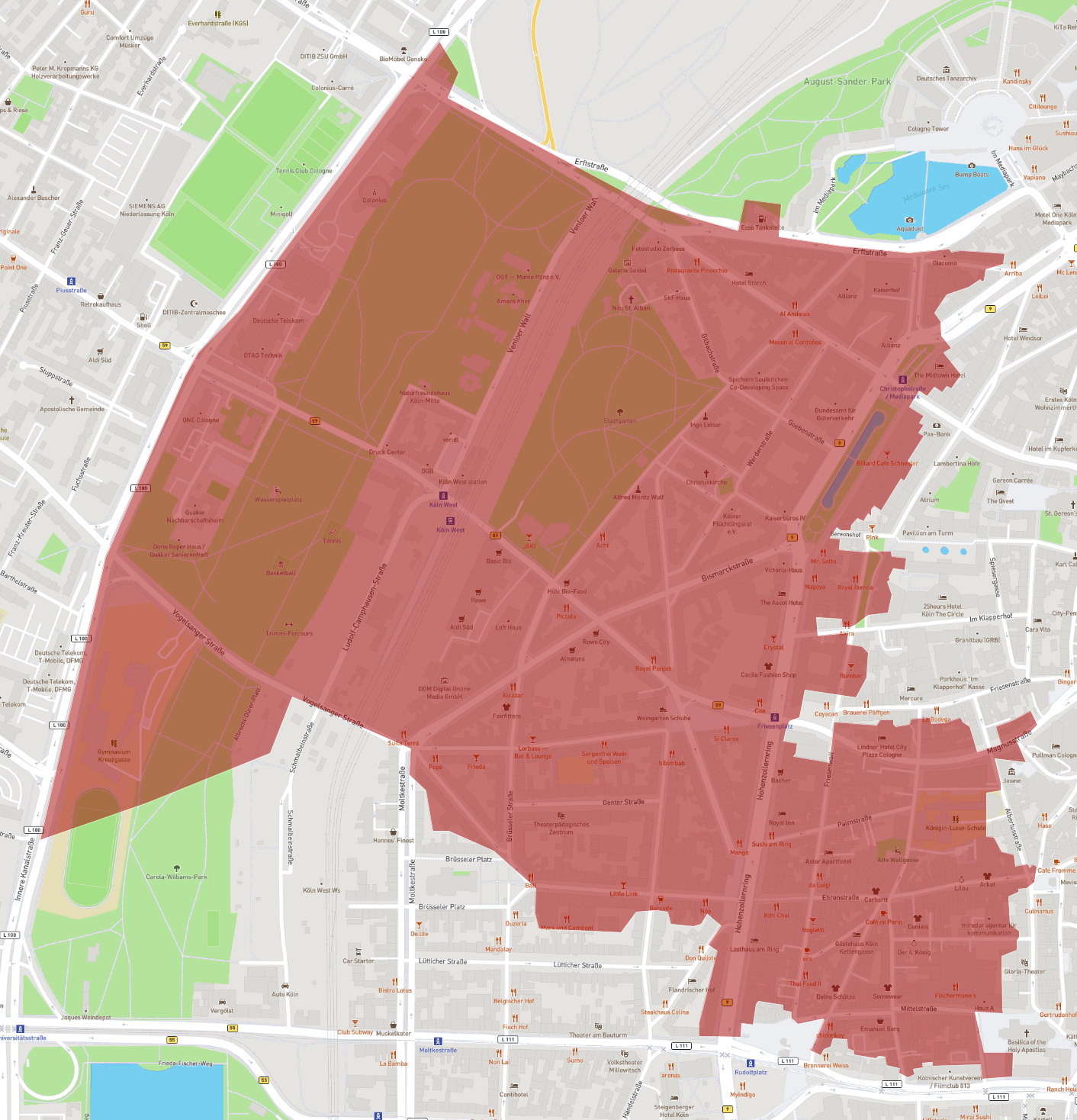 Postleitzahl 50672 - Köln - AtlasBig.com