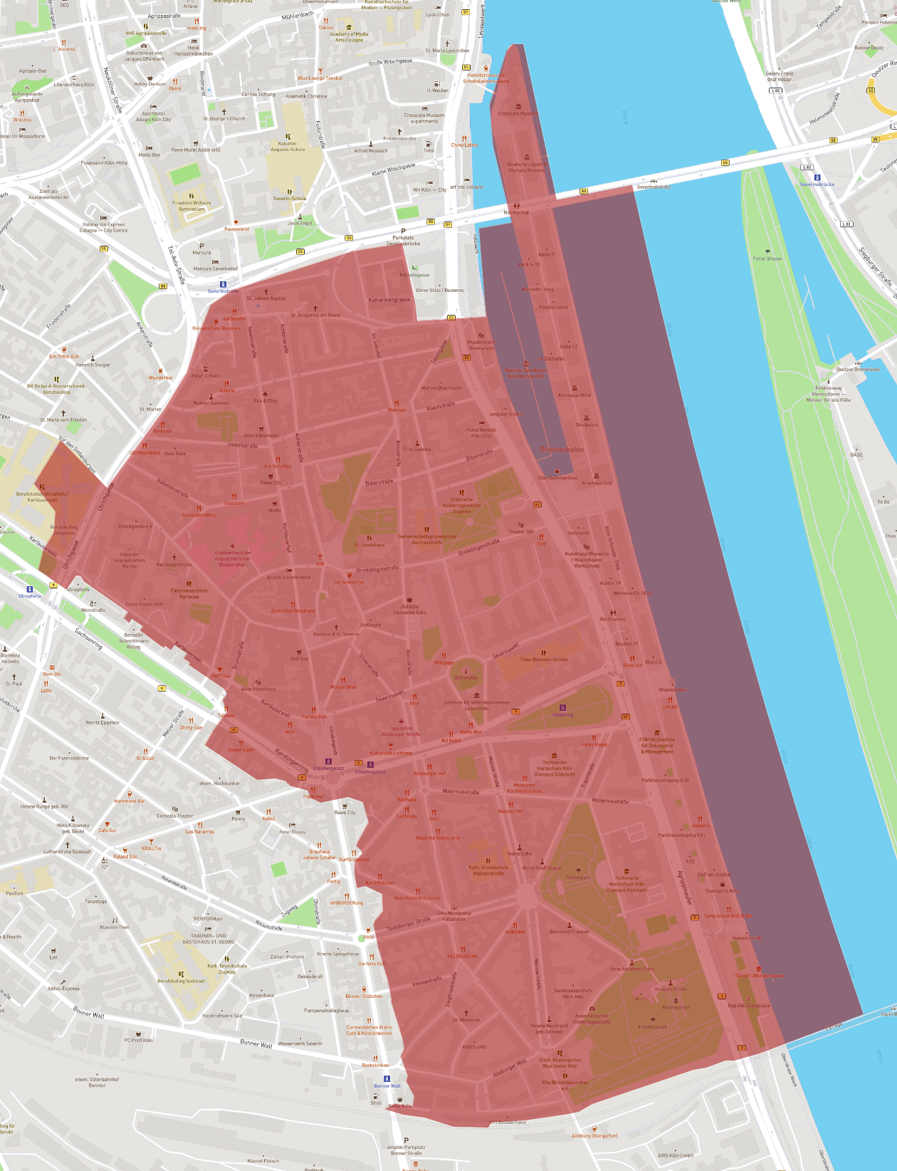 Postleitzahl 50678 - Köln - AtlasBig.com