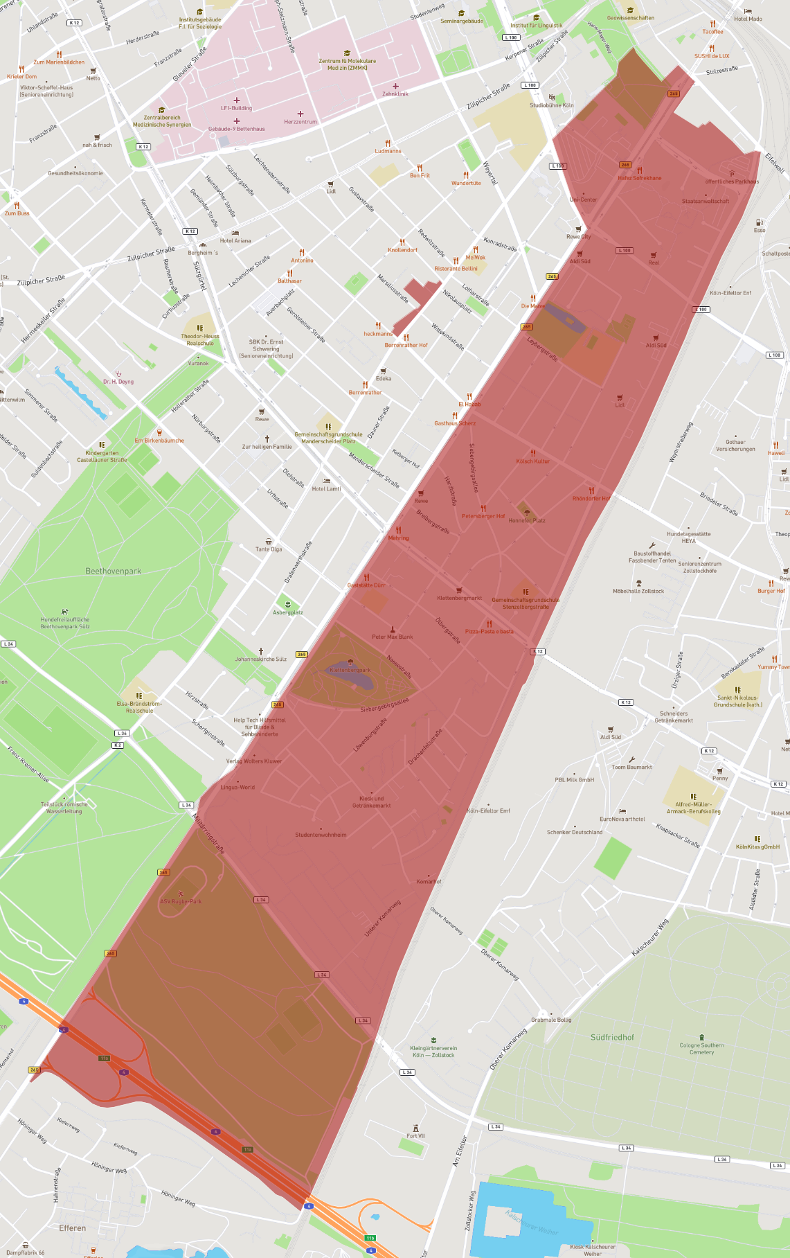 Postleitzahl 50939 - Köln - AtlasBig.com