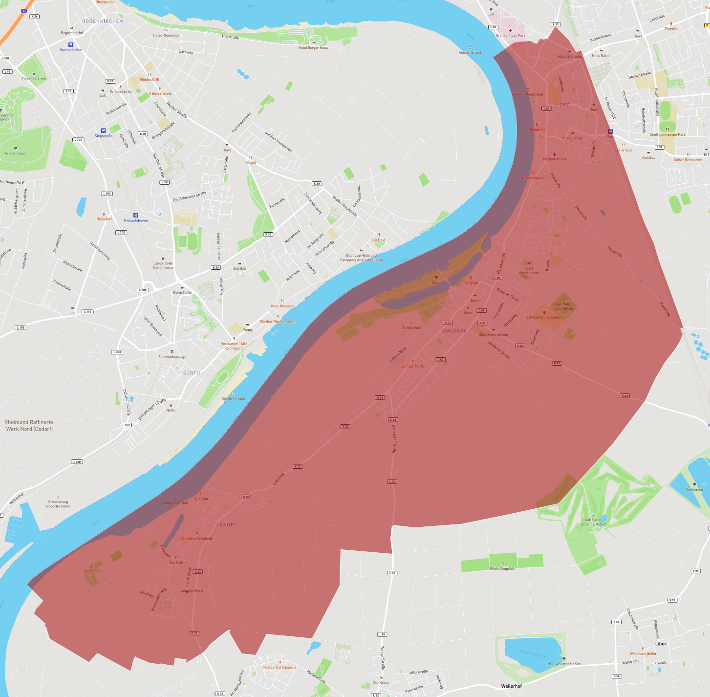 Postleitzahl 51143 - Köln - AtlasBig.com