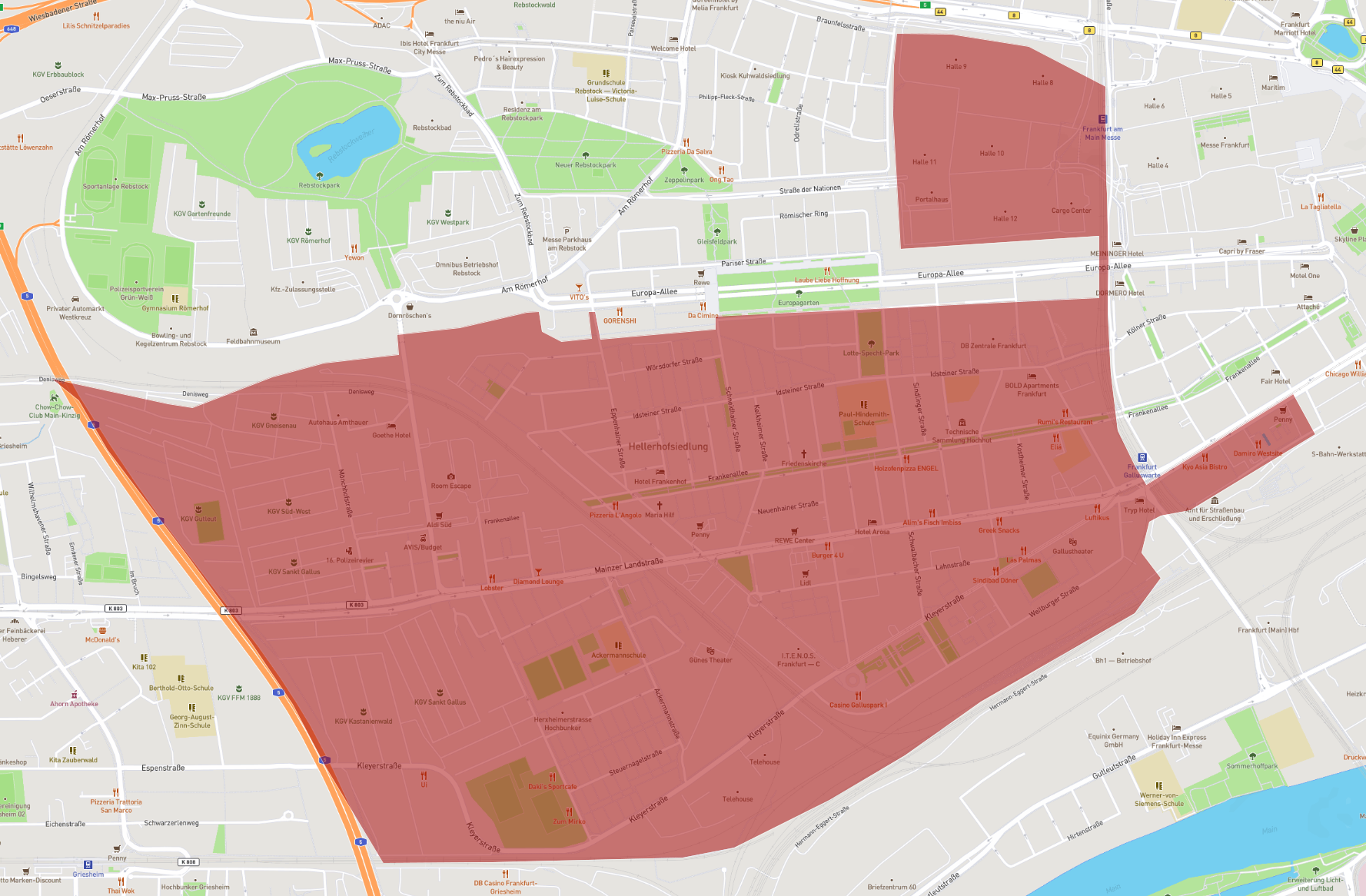 Postleitzahl 60326 - Frankfurt am Main - AtlasBig.com