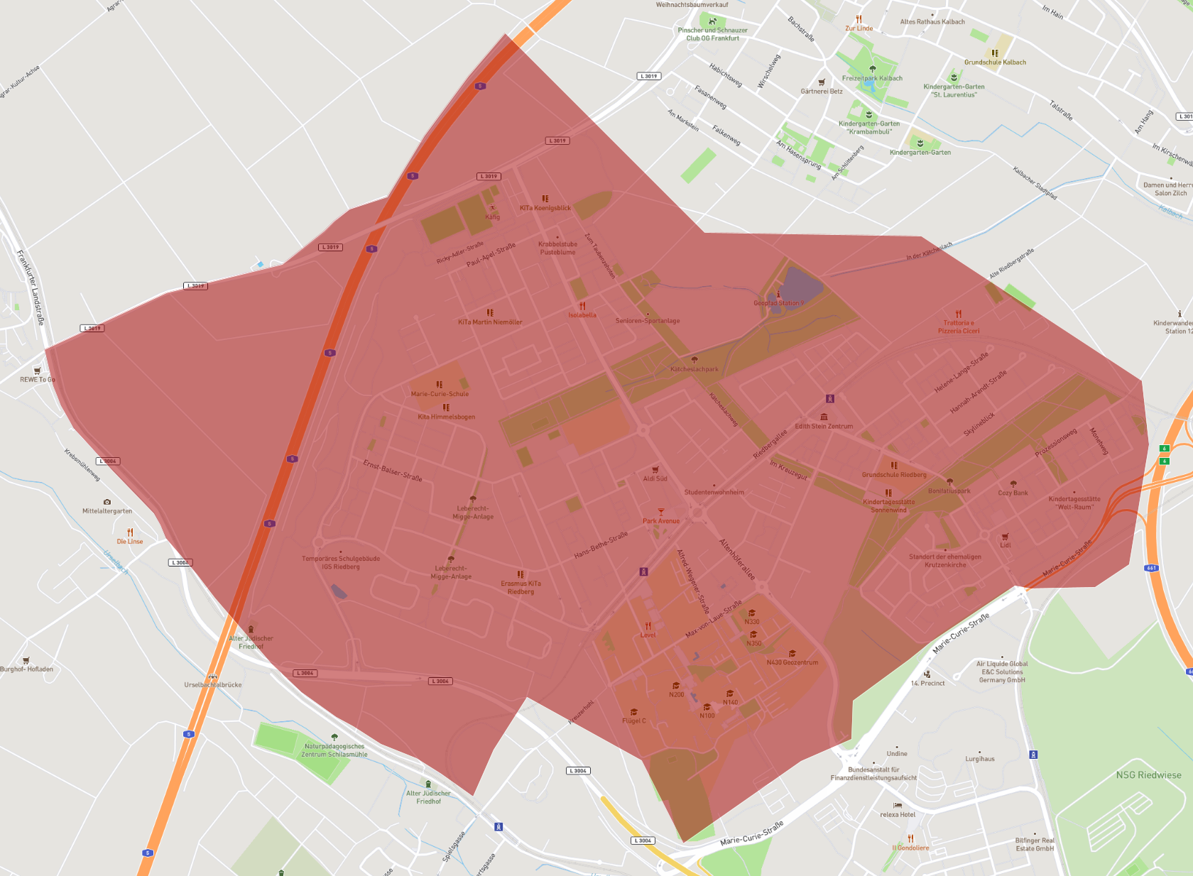 Postleitzahl 60438 - Frankfurt am Main - AtlasBig.com