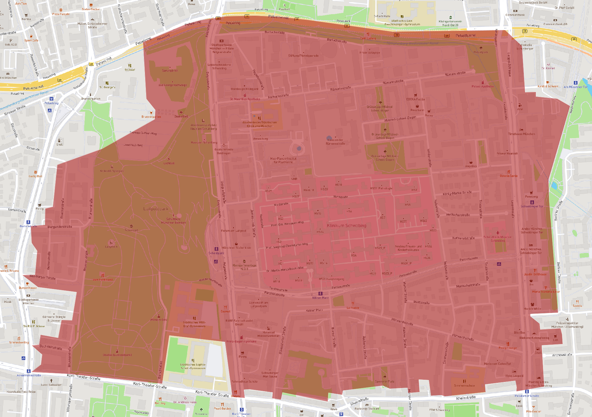 Postleitzahl 80804 - München - AtlasBig.com