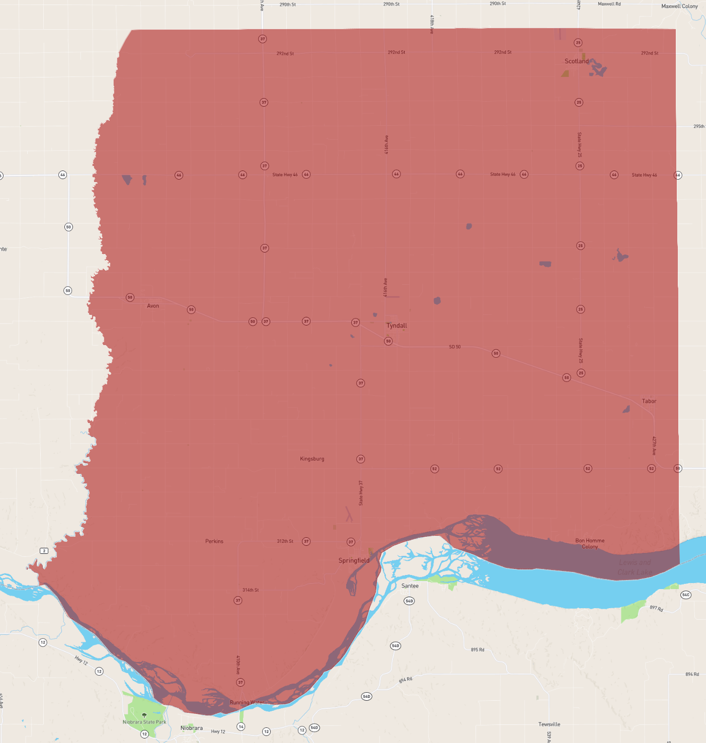 South Dakota Bon Homme County