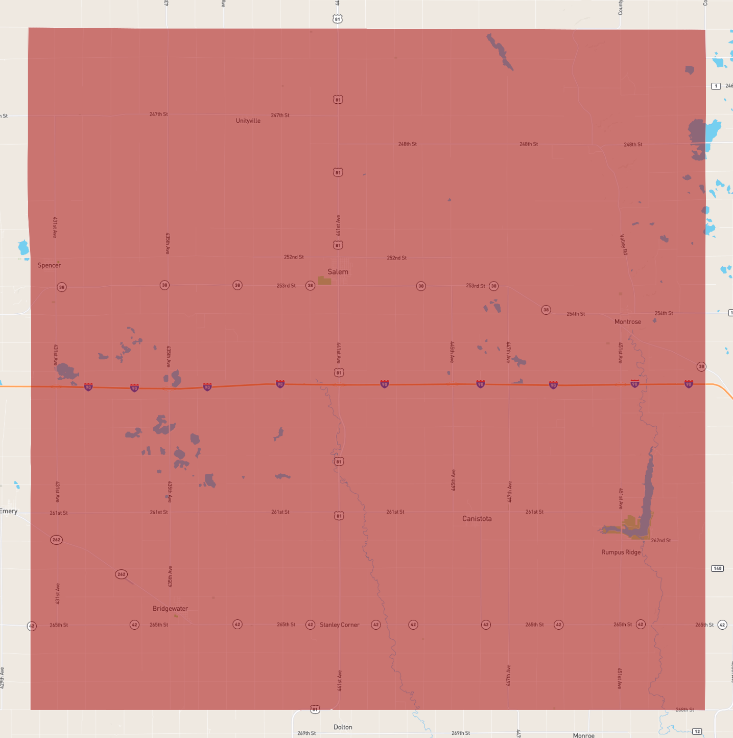 South Dakota McCook County