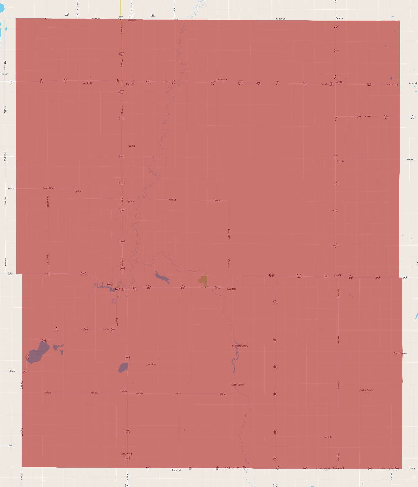 South Dakota Spink County