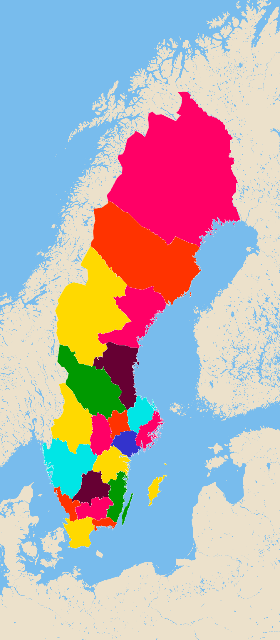 Regions of Sweden