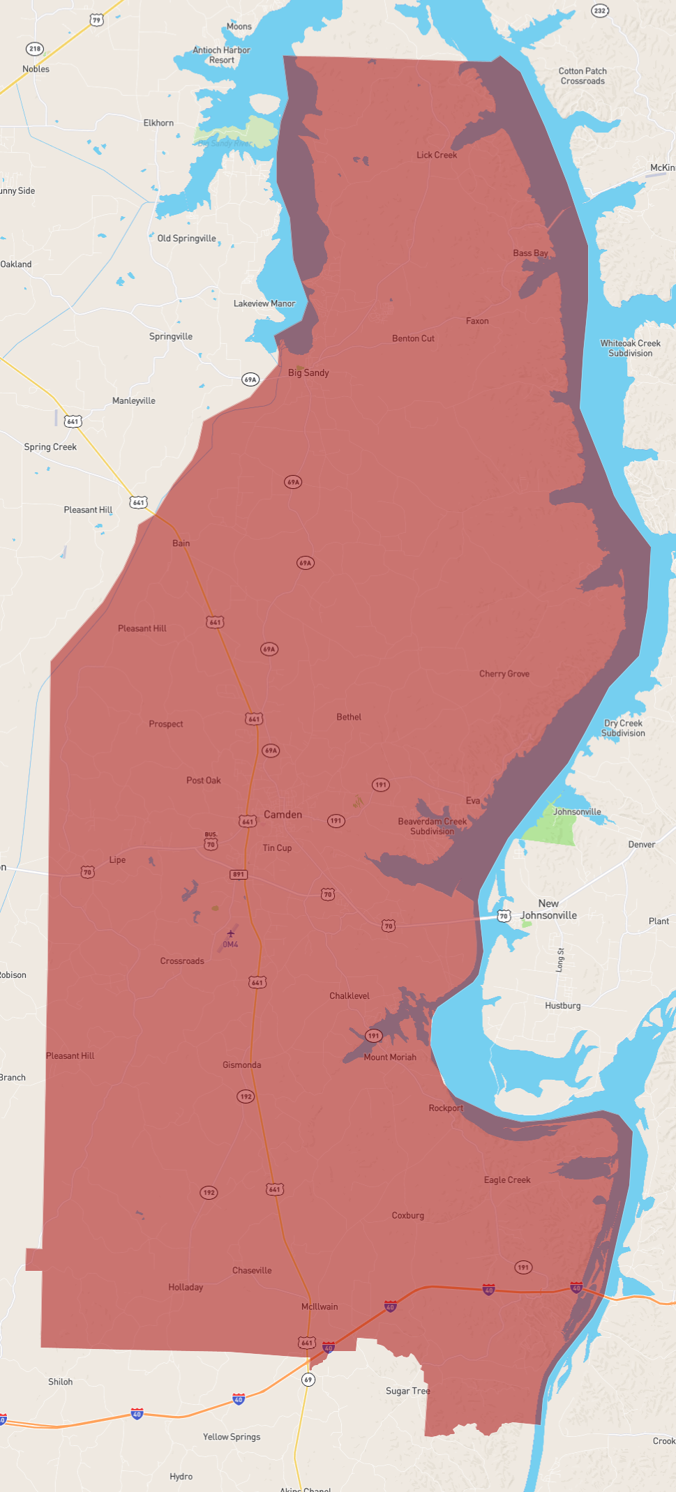 Tennessee Benton County