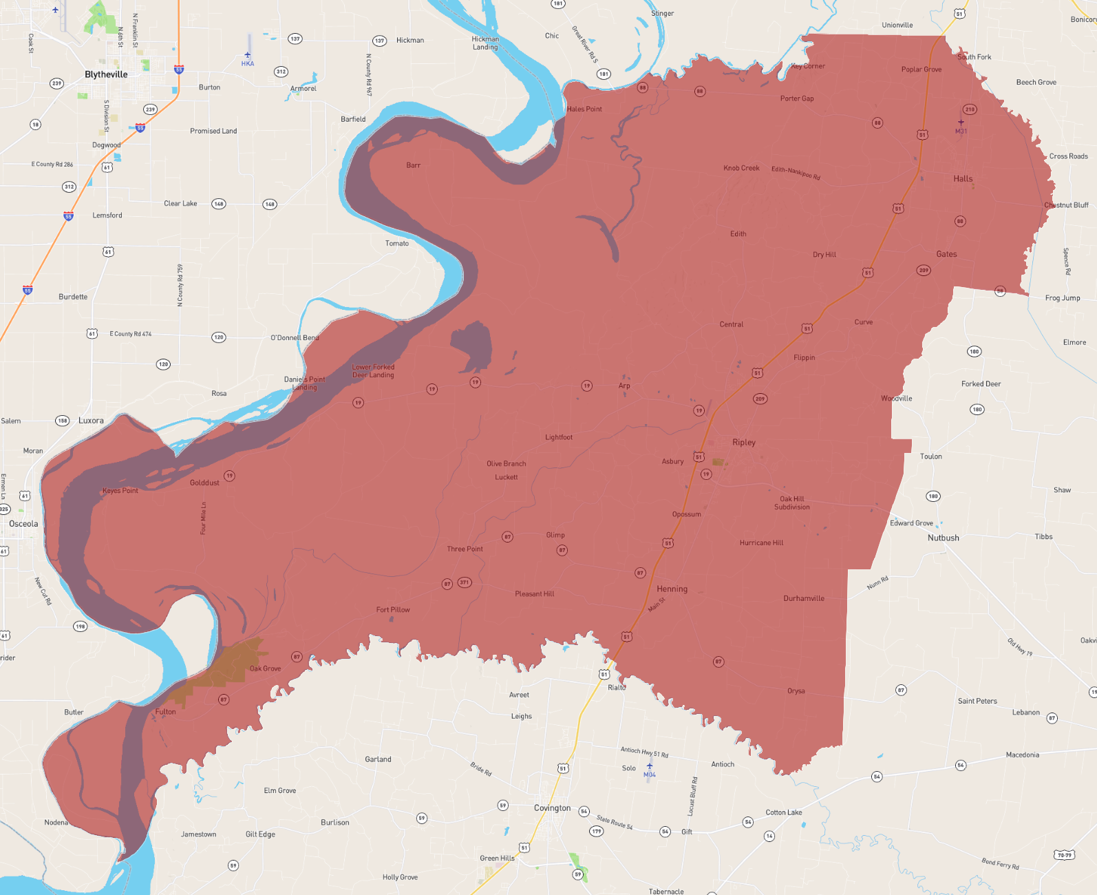 Tennessee Lauderdale County