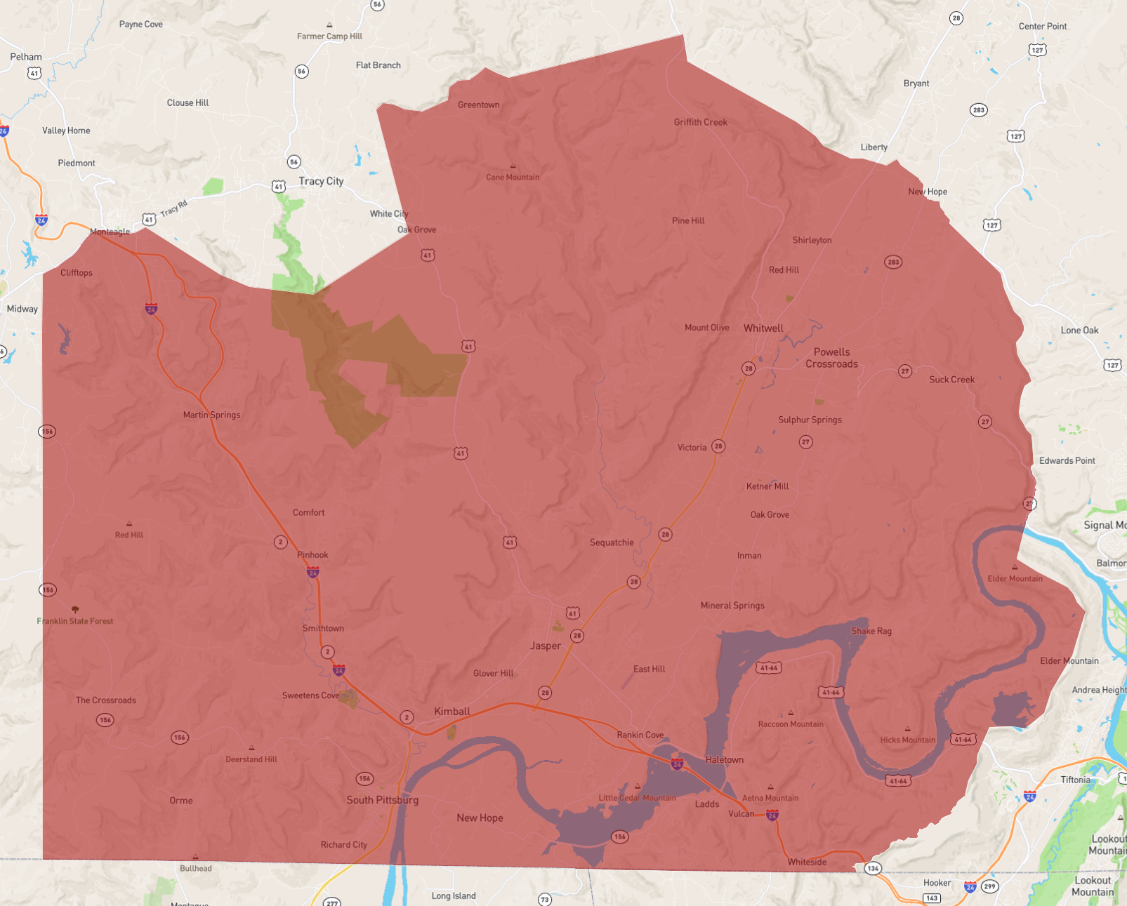 Tennessee Marion County